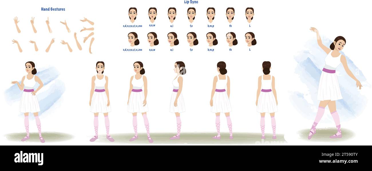 Lip stretching Stock Vector Images - Alamy