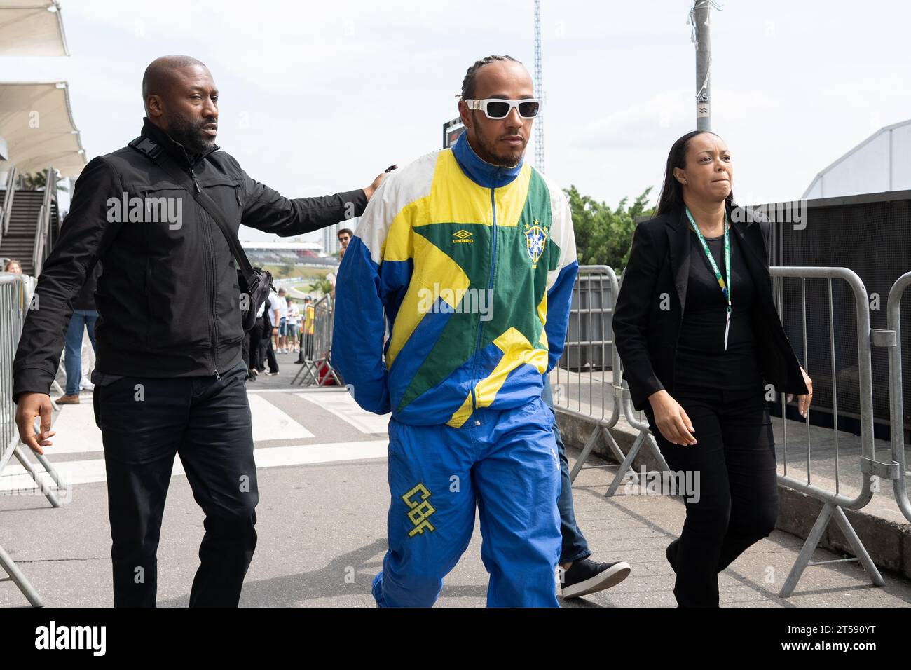 Sao Paulo, Brazil. 3rd Nov, 2023. LEWIS HAMILTON, of Mercedes AMG ...