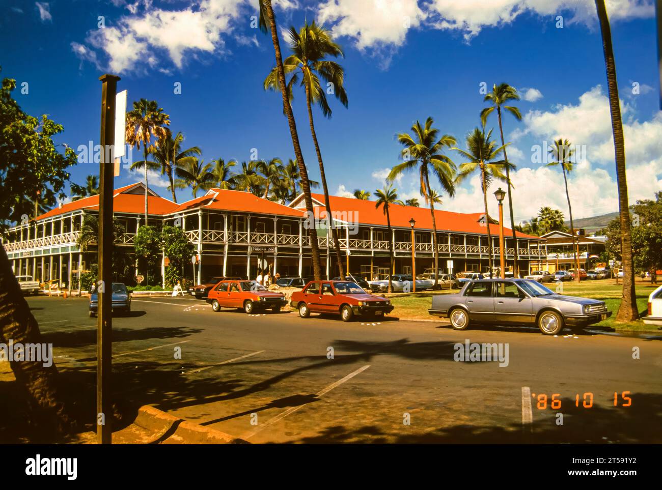 Lahaina, Maui, Hawaii, June 2, 1986 - Old Slide of The Pioneer Inn ...