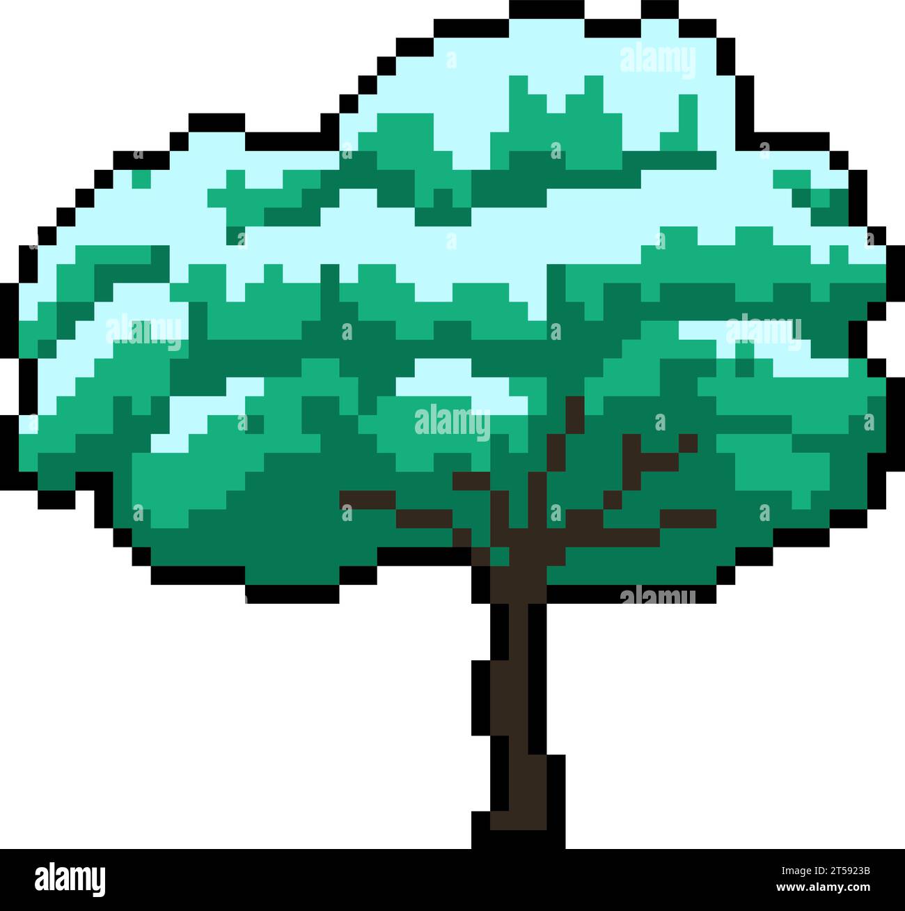 Pixel art snow hi-res stock photography and images - Alamy