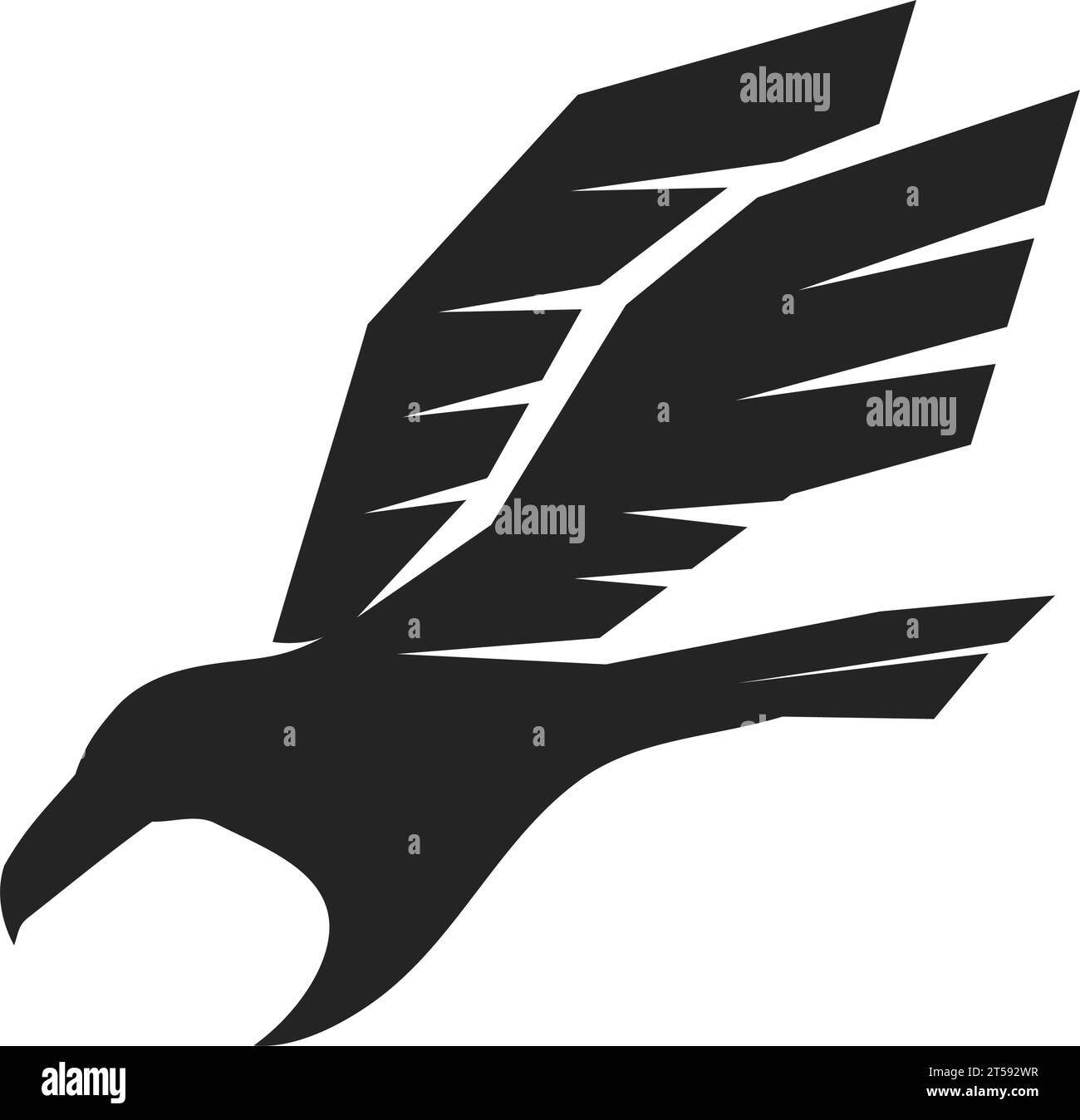 crow logo template Isolated. Brand Identity. Icon Abstract Vector ...