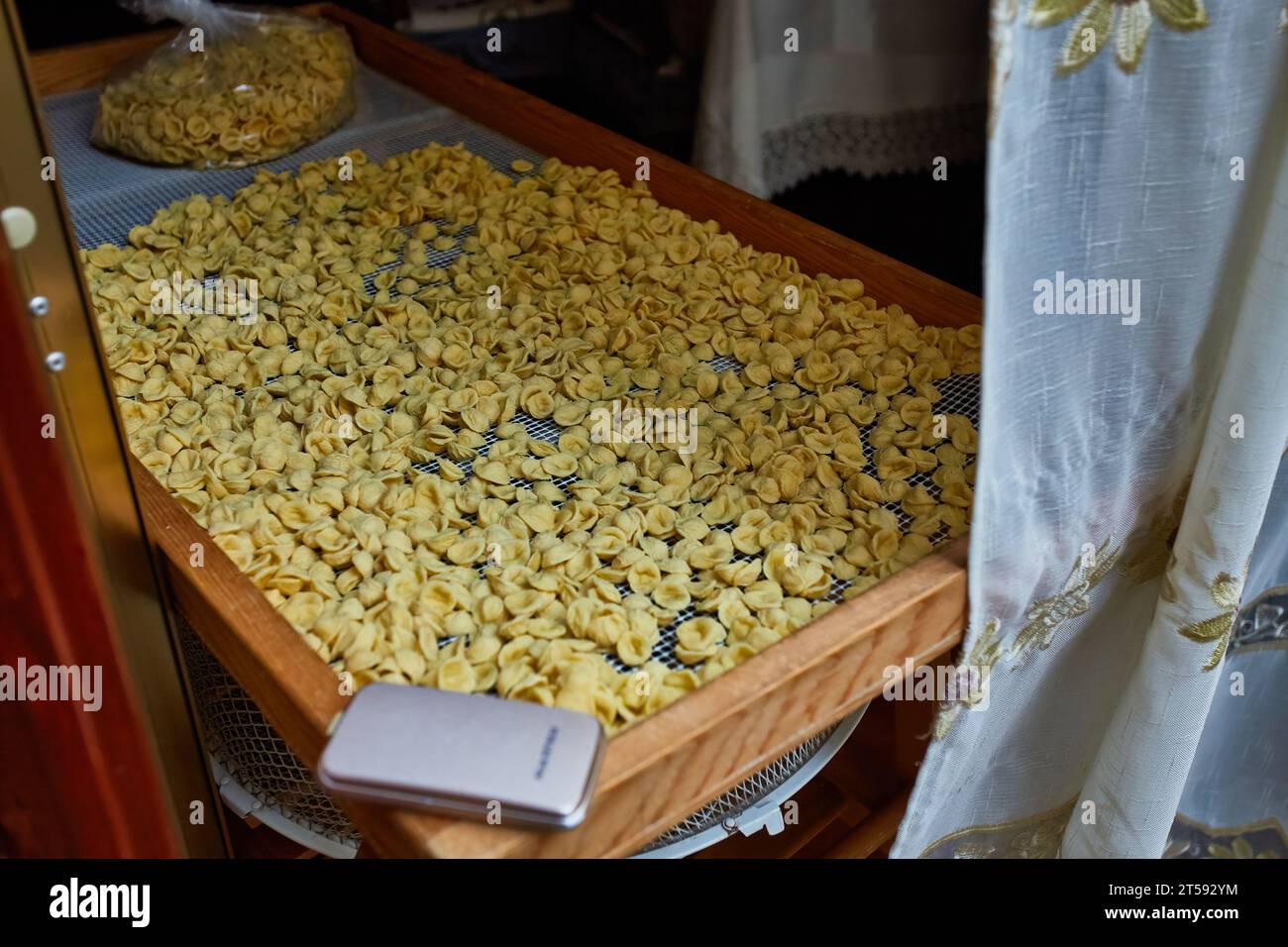 traditional italian food - handmade pasta of different type, Bari Stock ...