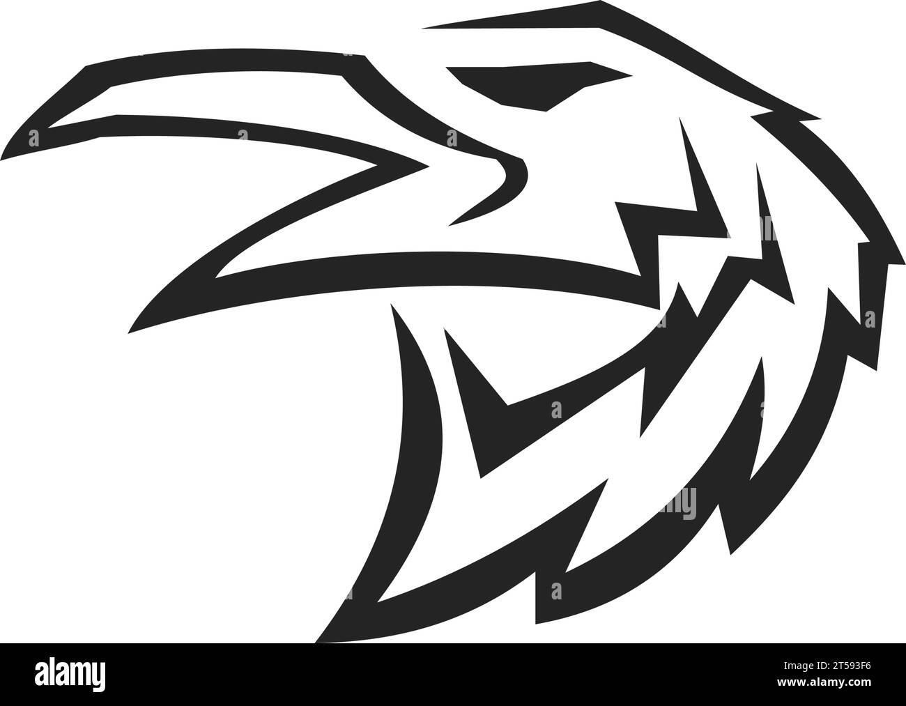 crow logo template Isolated. Brand Identity. Icon Abstract Vector ...