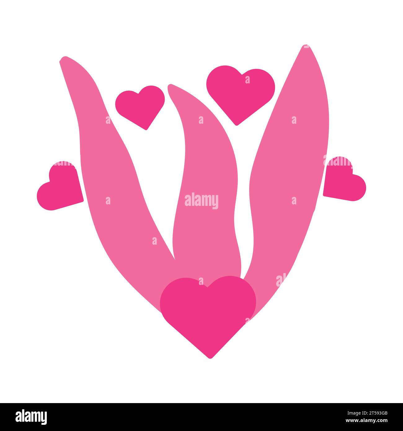 heart love decoration element Stock Vector Image & Art - Alamy