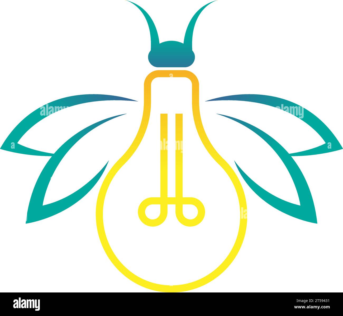 Firefly, fireflies logo design illustration Stock Vector Image & Art ...