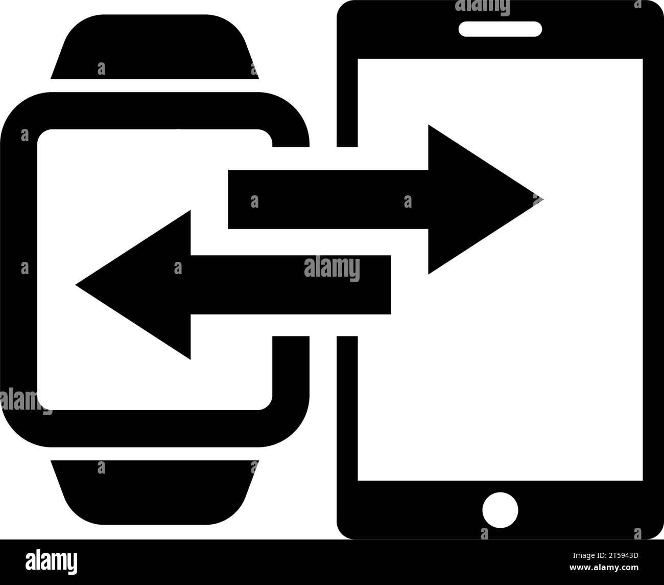 Digital time server time illustration Cut Out Stock Images & Pictures - Alamy