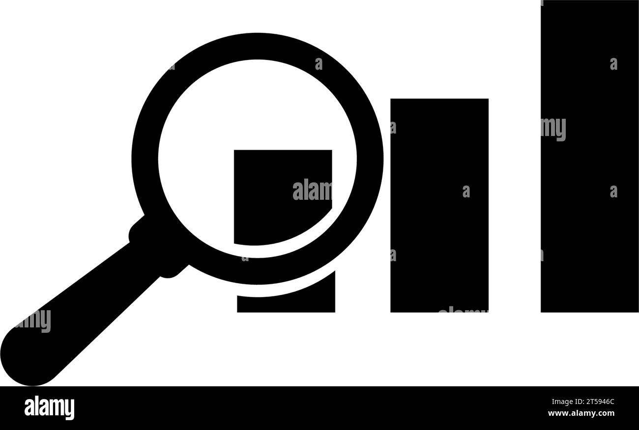 Financial Business Analysis, Budget Graph. Flat Vector Icon ...