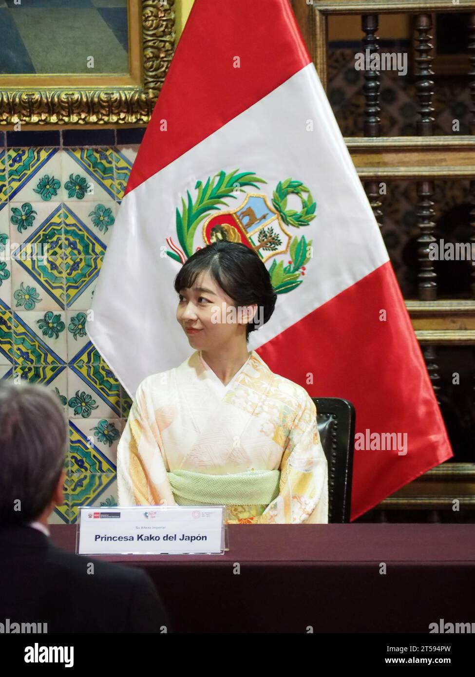 Lima, Peru. 03rd Nov, 2023. Her Imperial Highness Princess Kako of ...