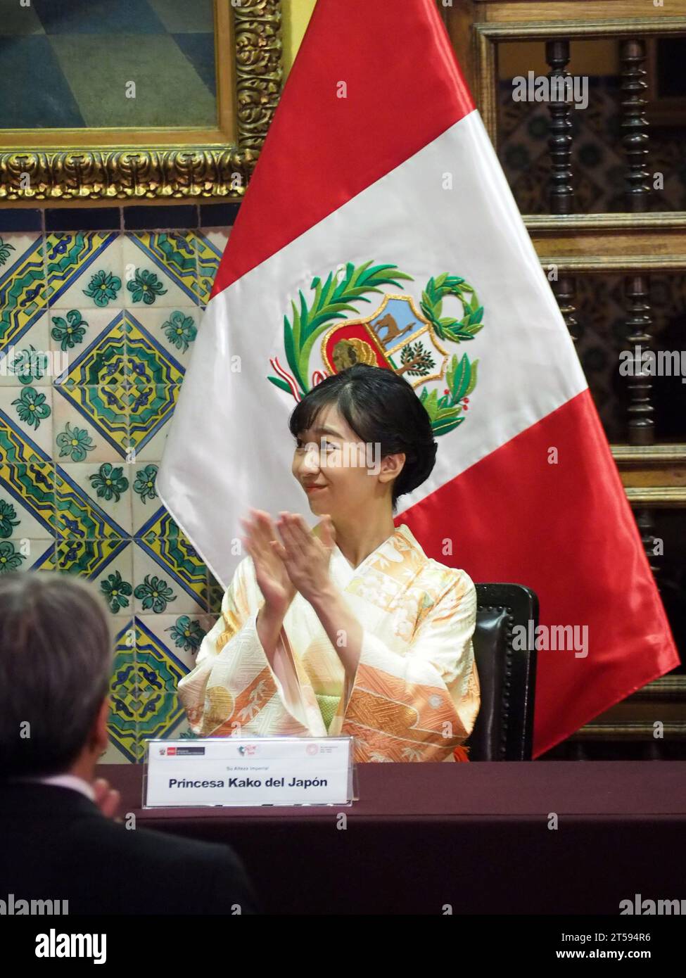 Lima, Peru. 03rd Nov, 2023. Her Imperial Highness Princess Kako of ...