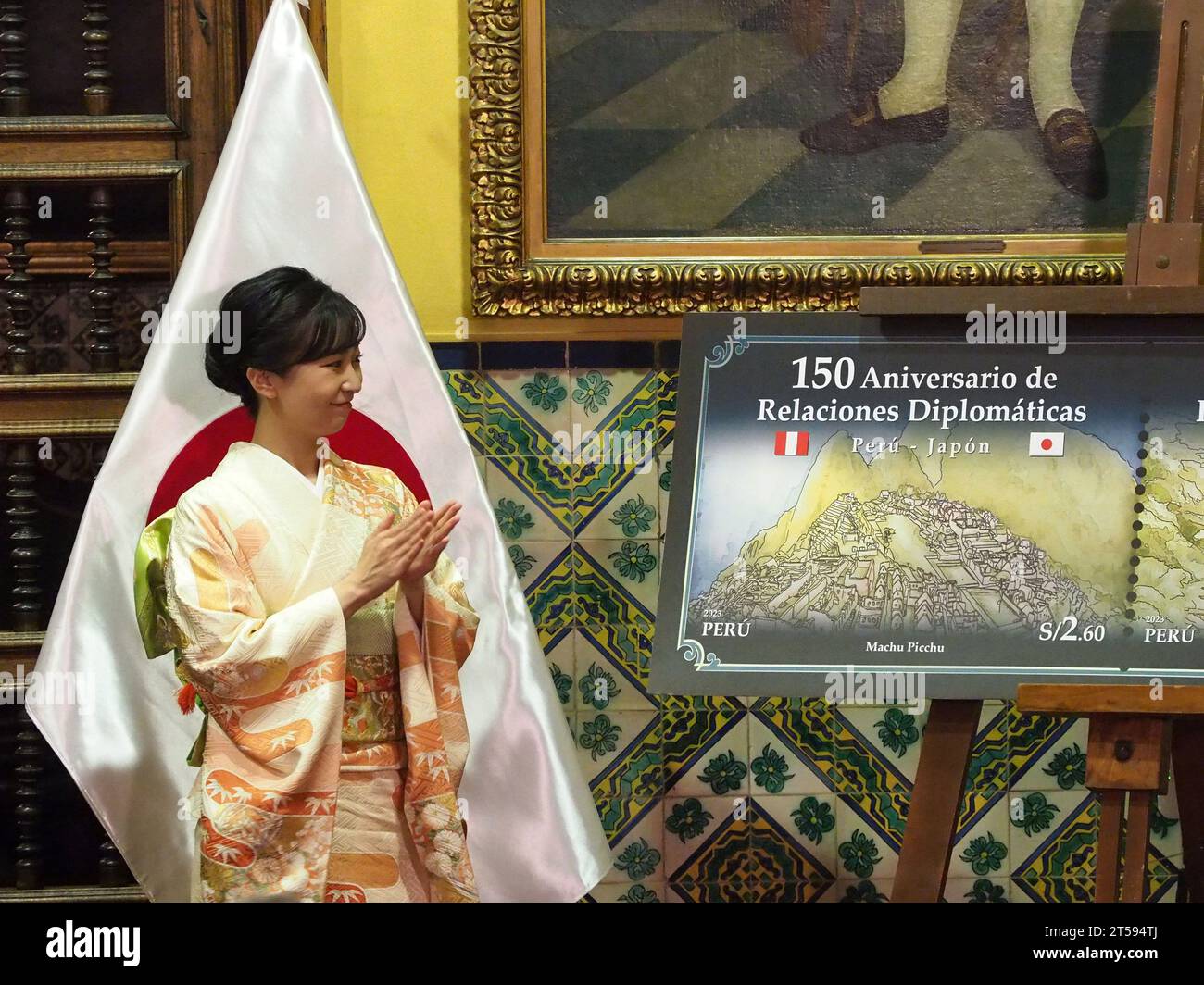 Lima, Peru. 03rd Nov, 2023. Her Imperial Highness Princess Kako of ...