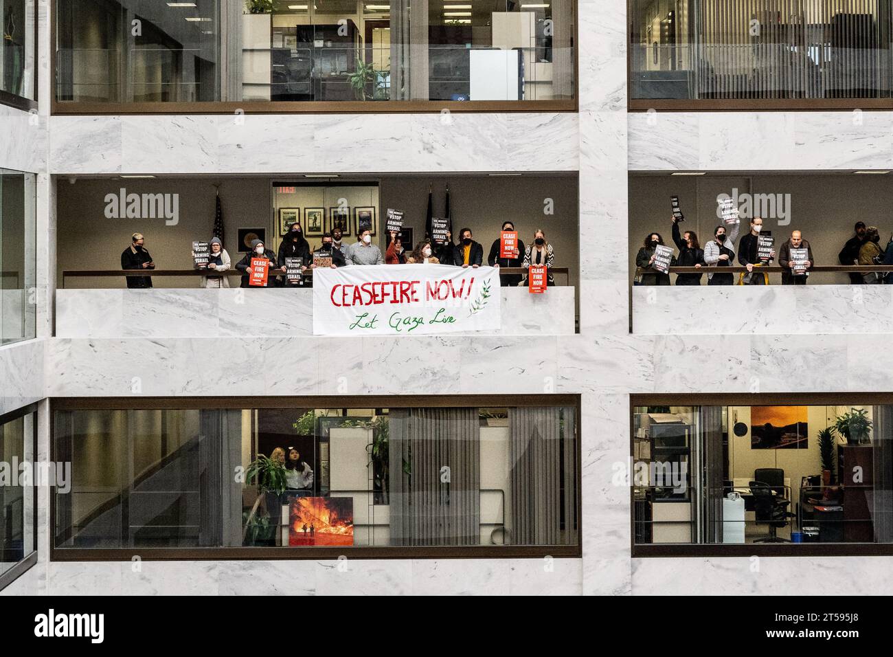 Washington, United States. 03rd Nov, 2023. "Free Palestine/Gaza ...