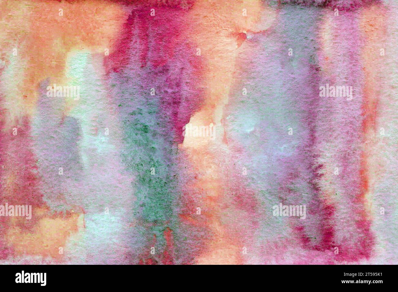 pink green gradient watercolor paper background Stock Photo - Alamy