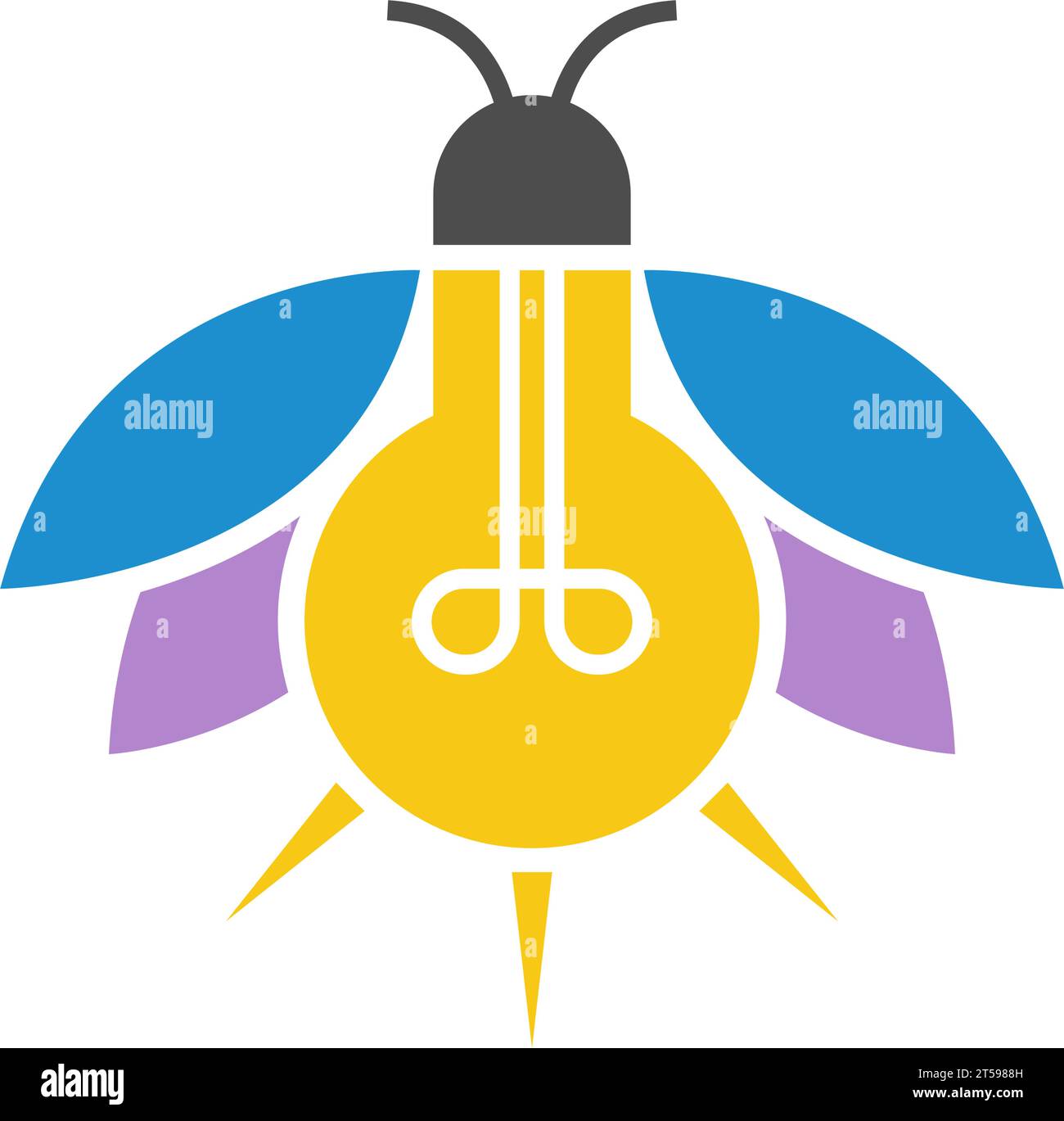 Fireflies glowworm Stock Vector Images - Alamy