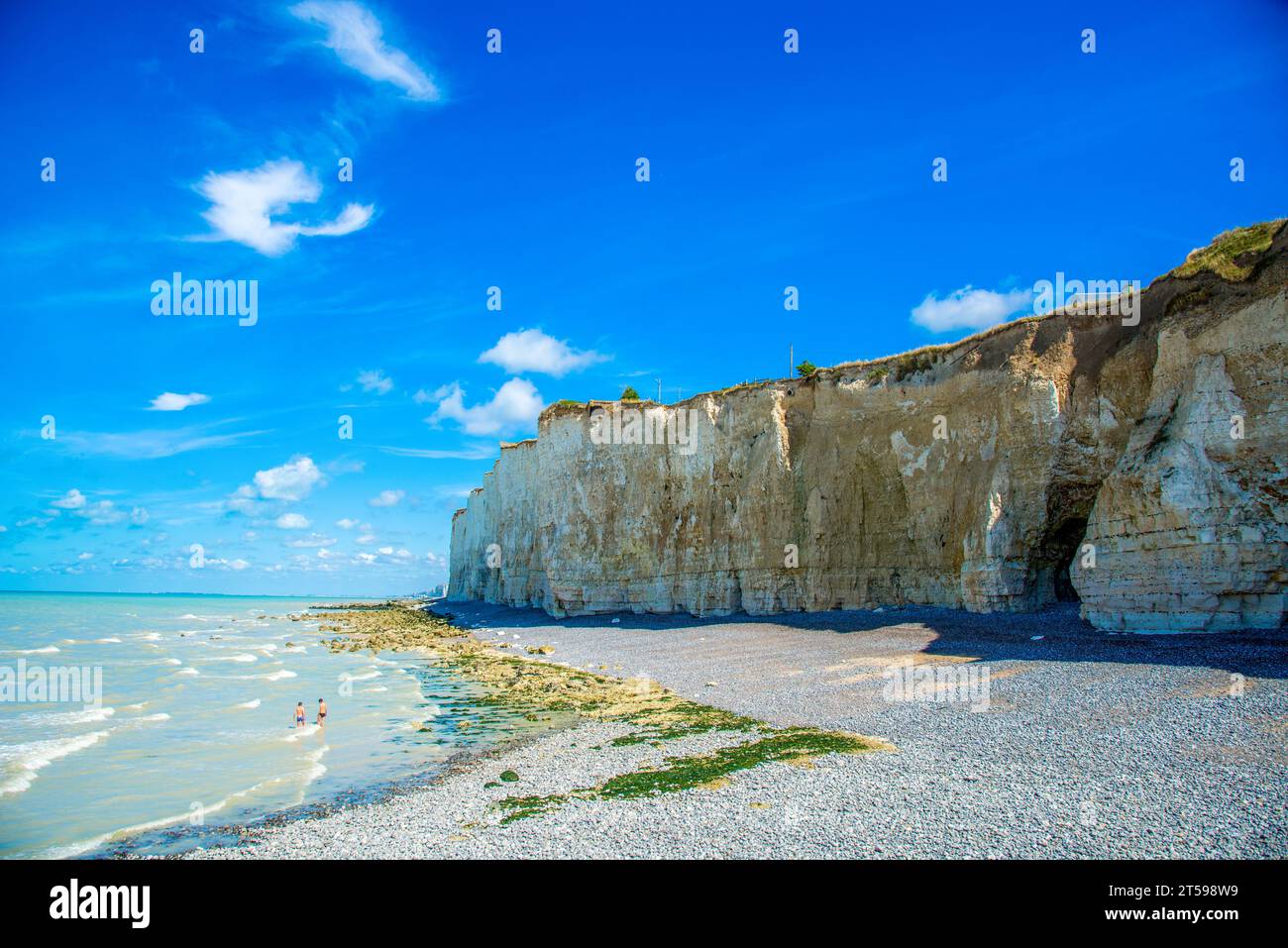 cliffs at Criel sur Mer, France Stock Photo - Alamy