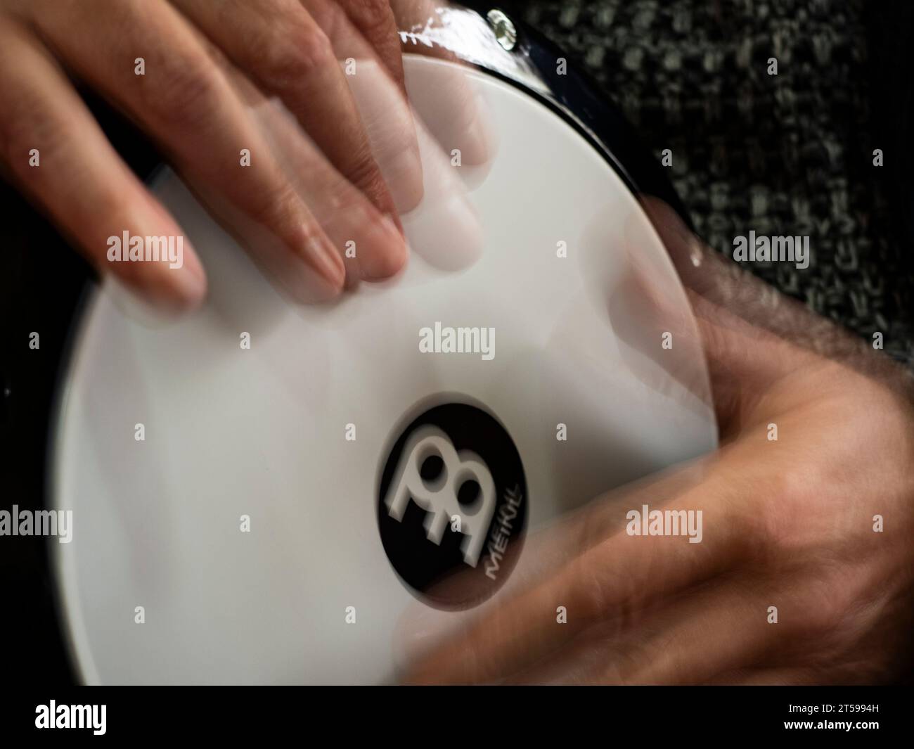 Dombek drum. withblurred hands. Tunja, Colombia, South America Stock ...