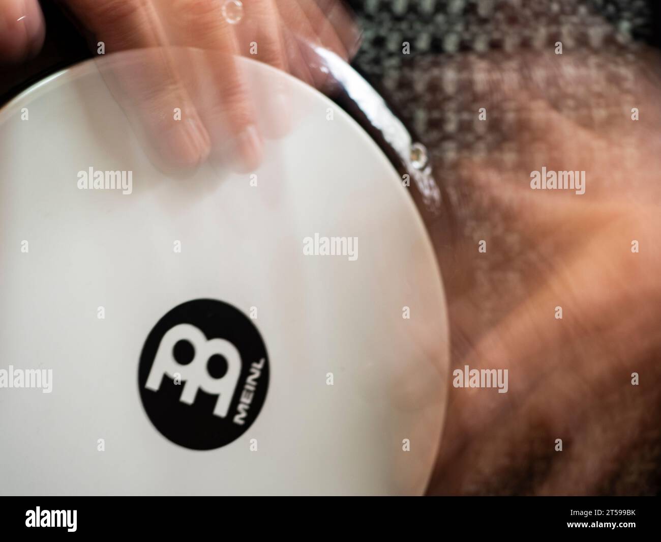Dombek drum. withblurred hands. Tunja, Colombia, South America Stock ...