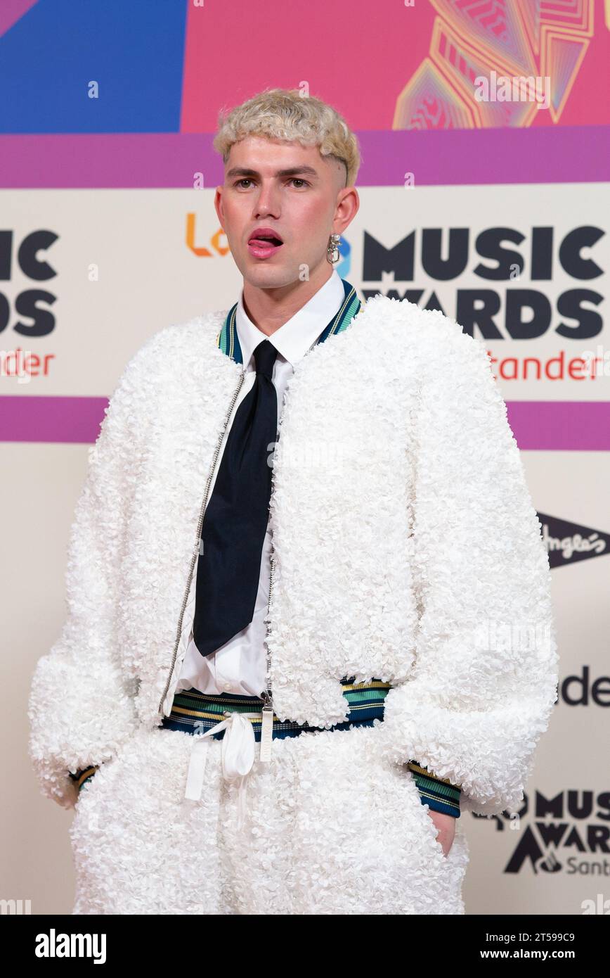 Marc Segui attends the red carpet at the "LOS40 Music Awards Santander ...