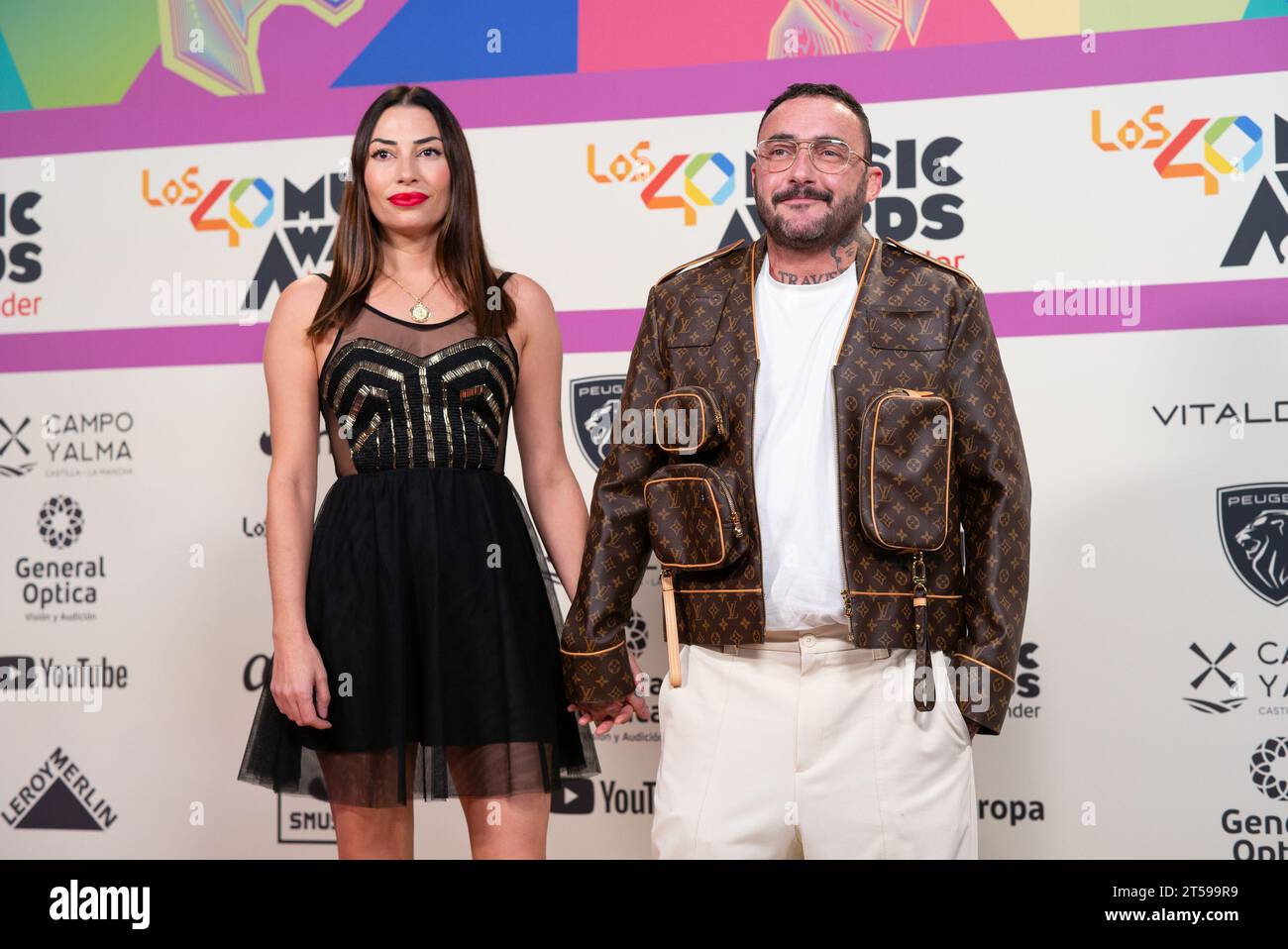 Dj Nano attends the red carpet at the "LOS40 Music Awards Santander ...