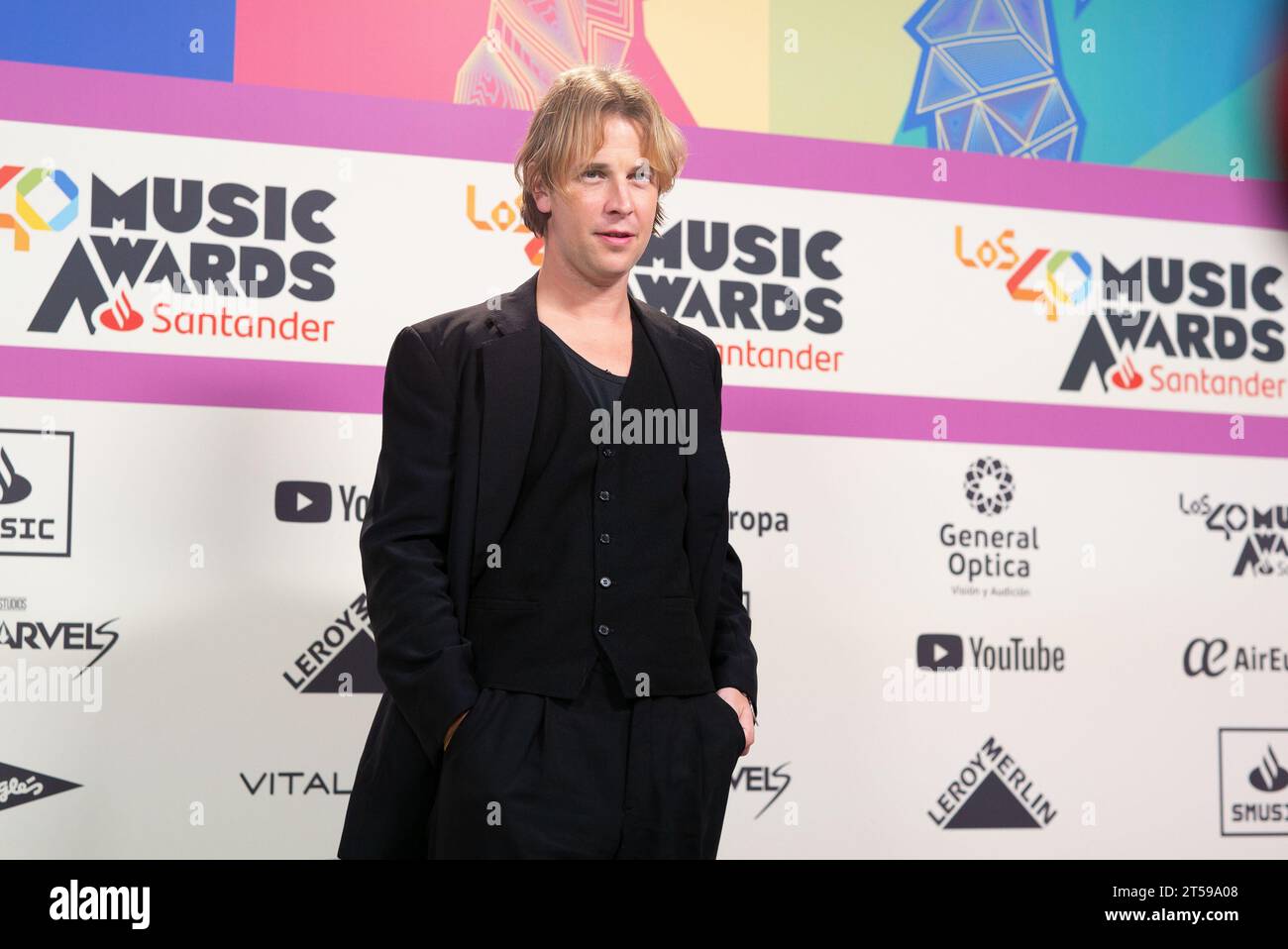 Tom Odell attends the red carpet at the "LOS40 Music Awards Santander ...
