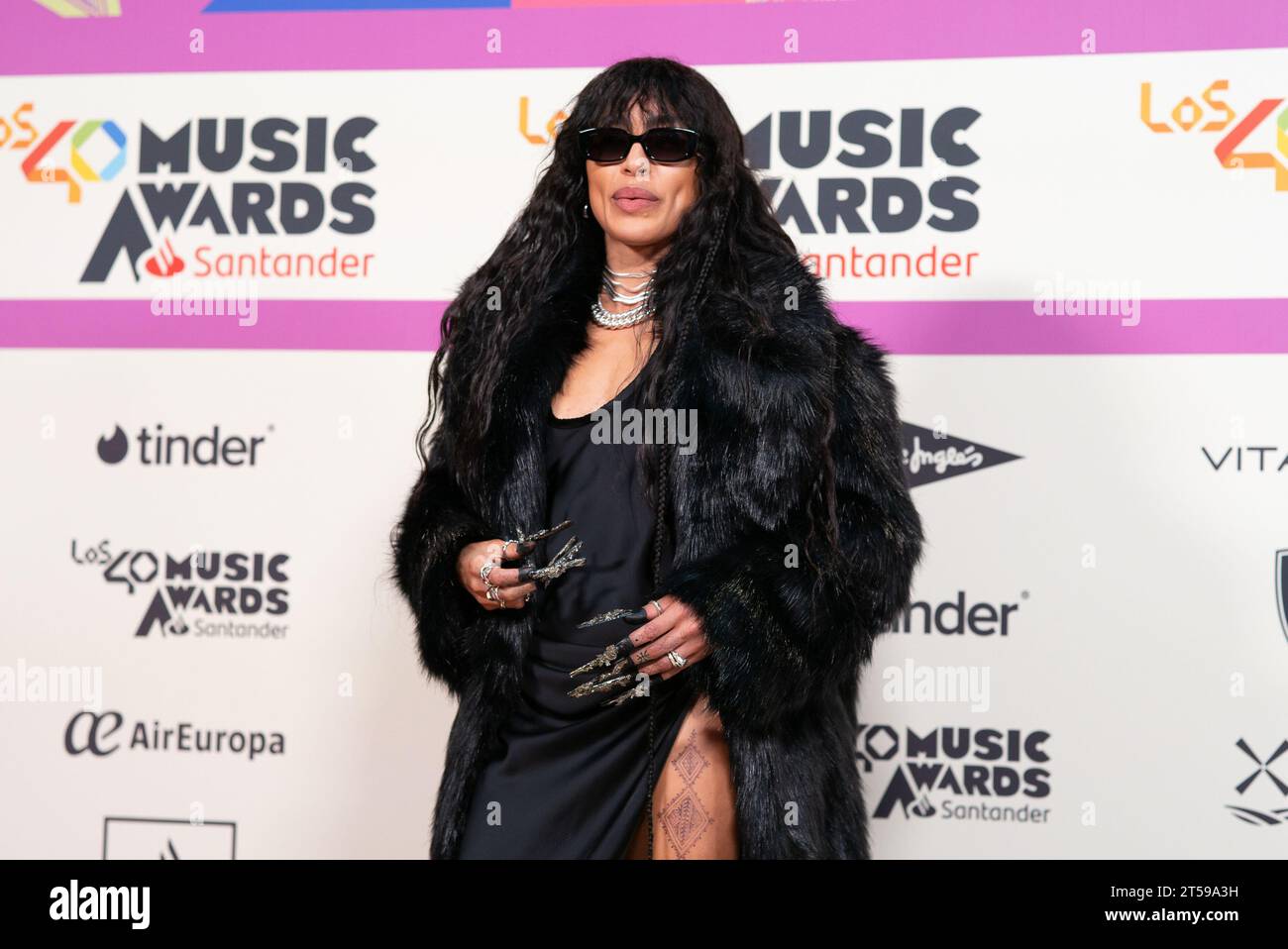 Loreen attends the red carpet at the "LOS40 Music Awards Santander 2023 ...