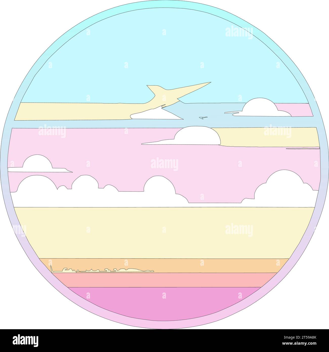 Soft gradient clouds Stock Vector Images - Alamy