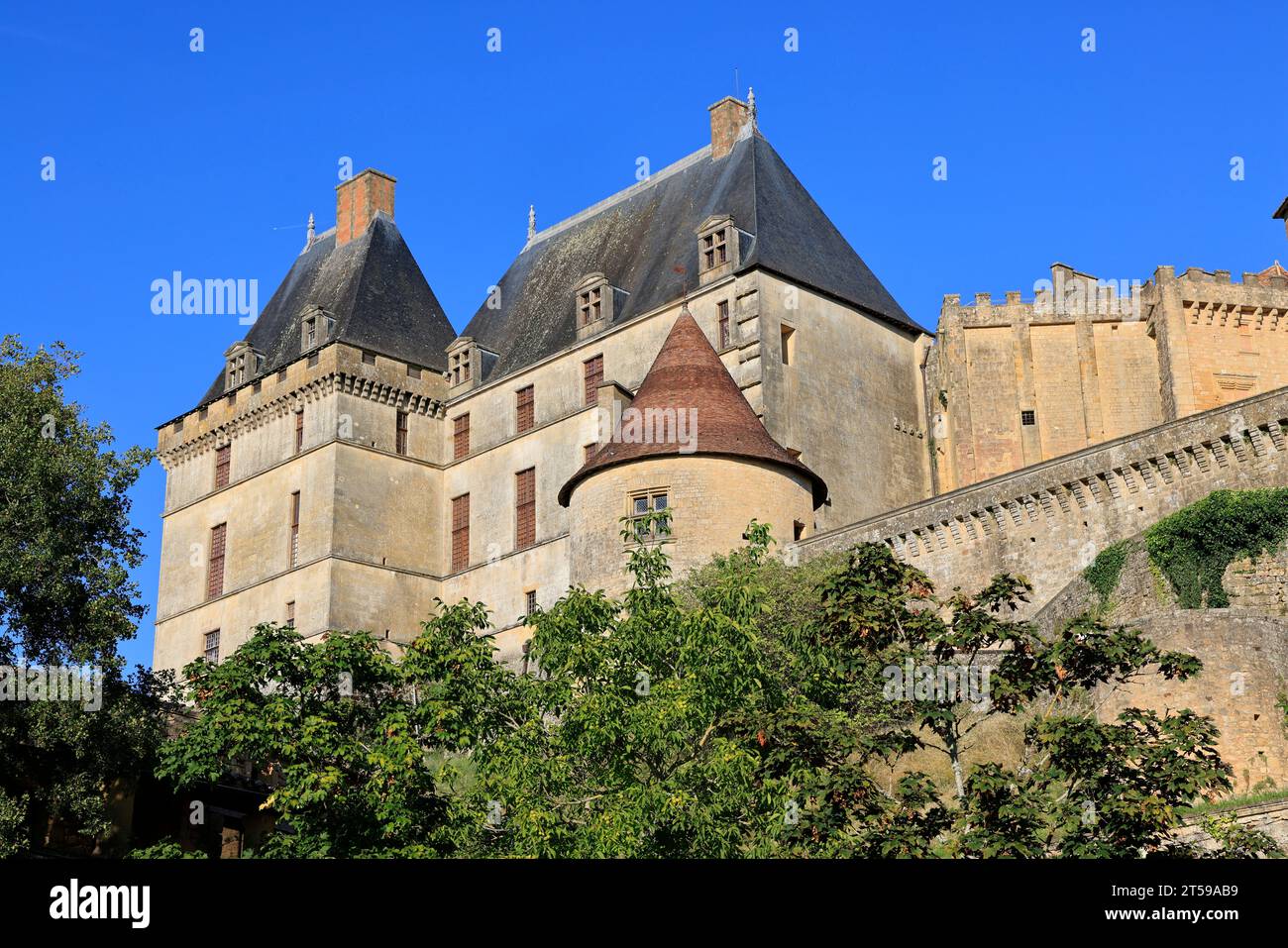 Biron Castle. The Château de Biron, founded in the 12th century, was ...