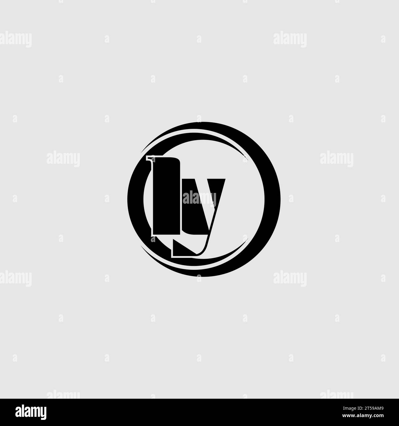Letter ly logo Black and White Stock Photos & Images - Alamy
