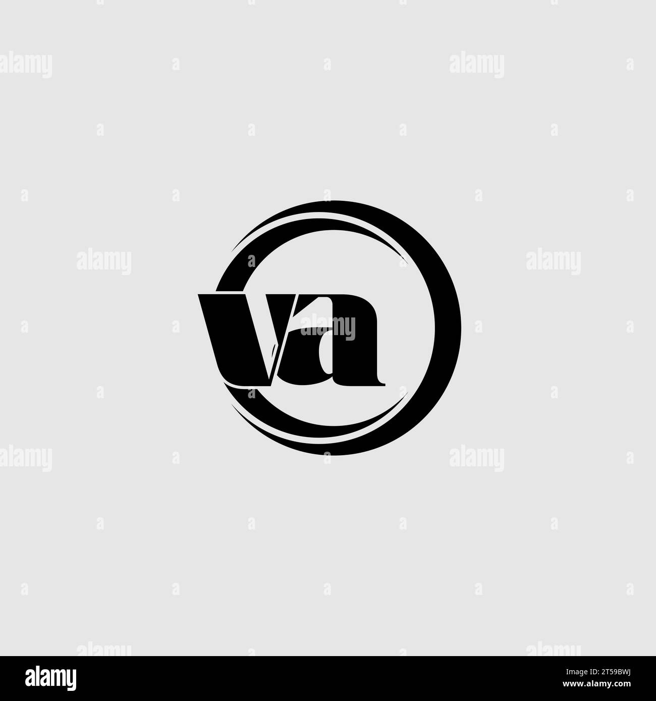 Letter va logo Black and White Stock Photos & Images - Alamy
