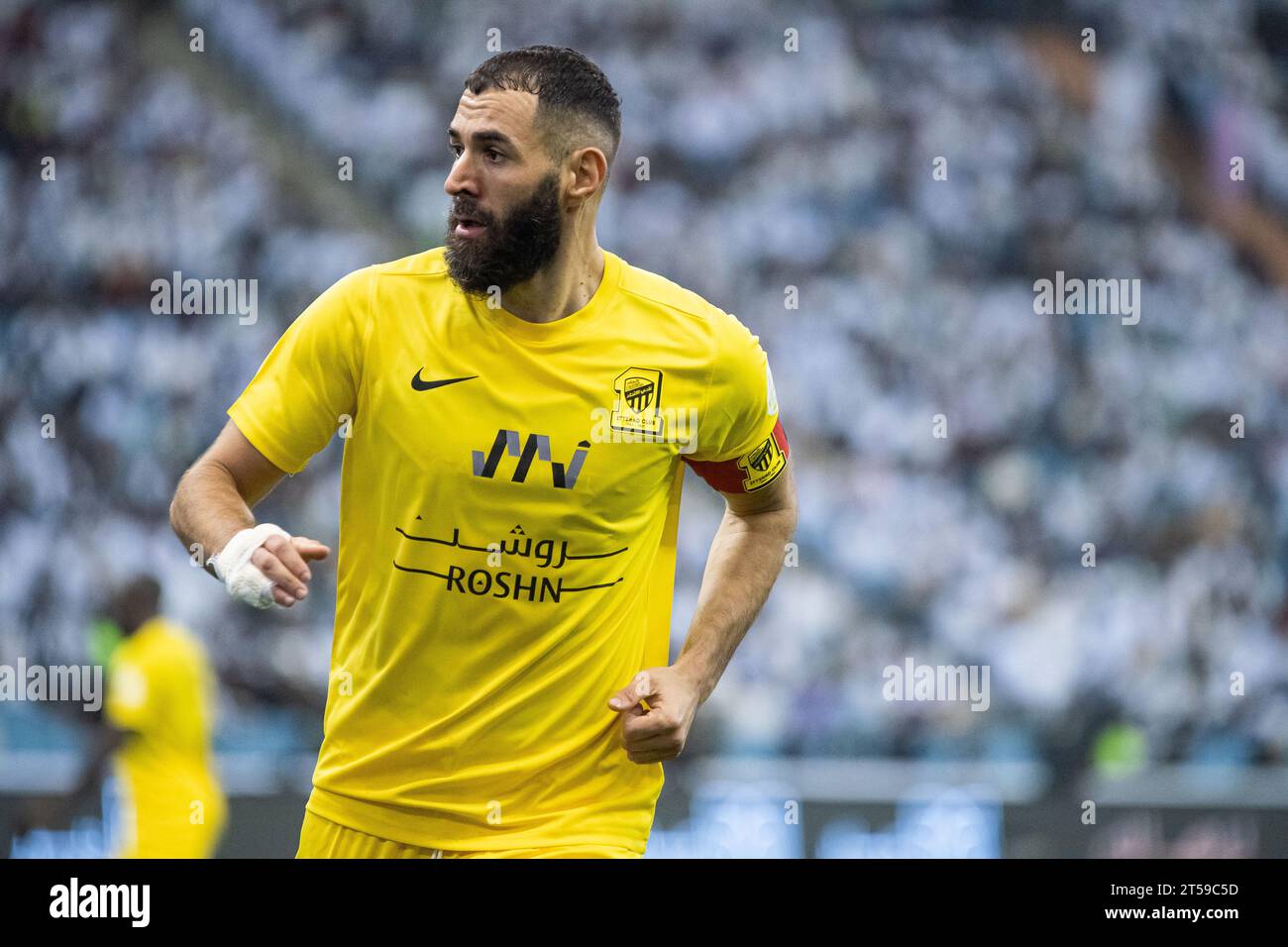 Karim Benzema of Al Ittihad FC during their Match Day 12 of the SAFF ...