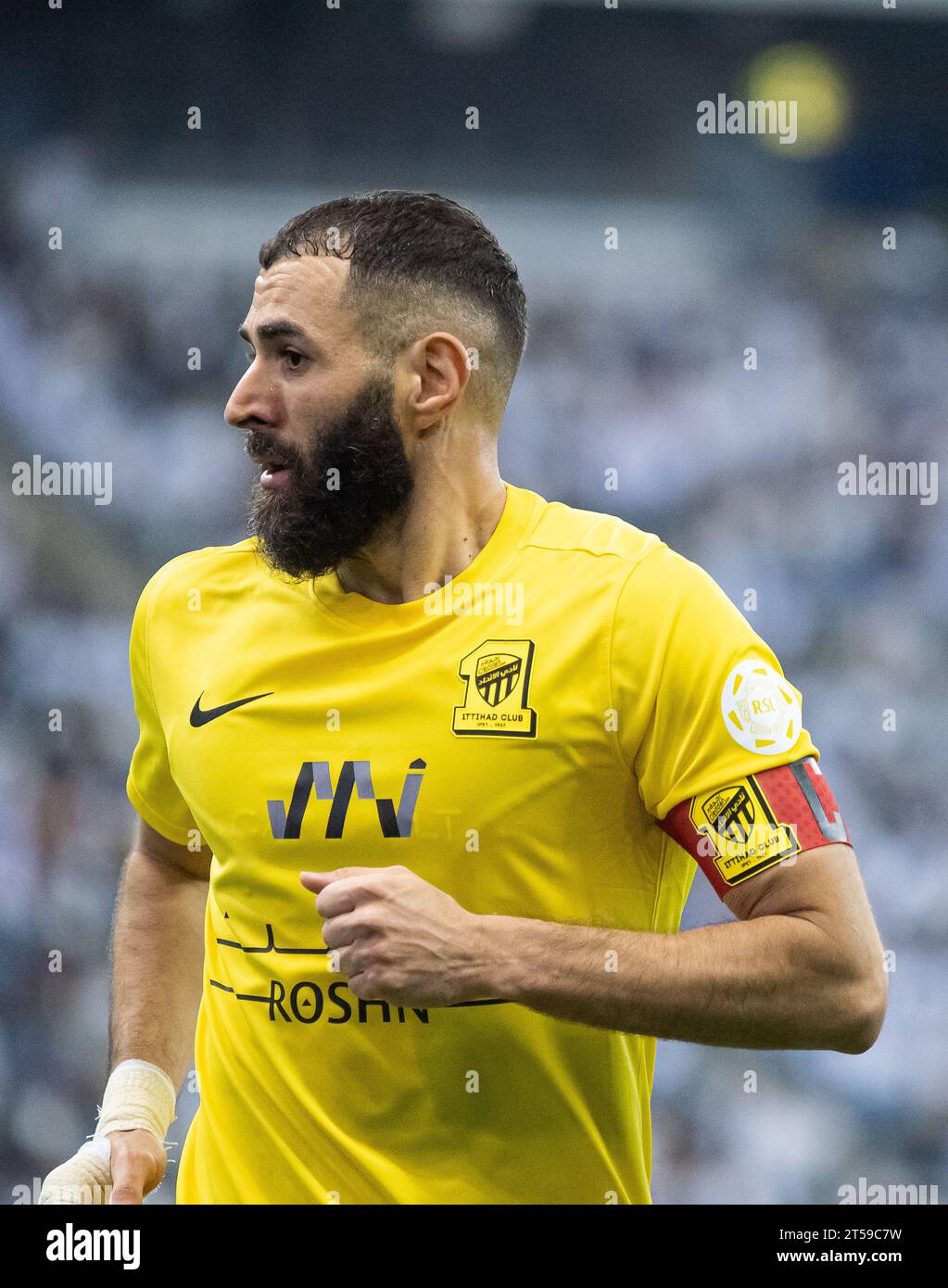 Karim Benzema of Al Ittihad FC during their Match Day 12 of the SAFF ...