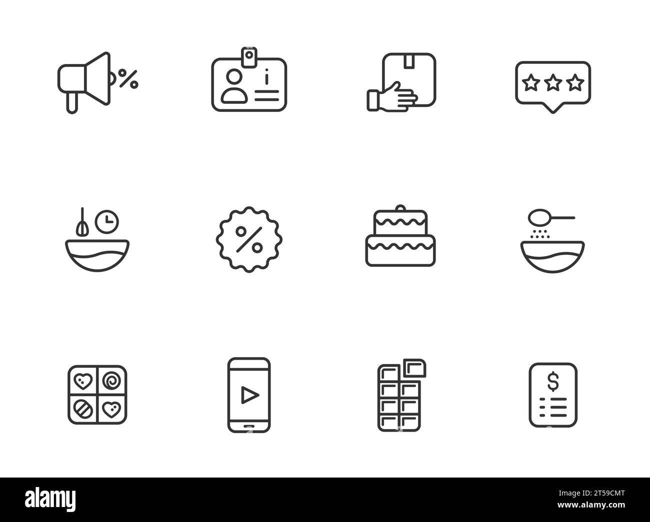 Sweet shop design Cut Out Stock Images & Pictures - Alamy