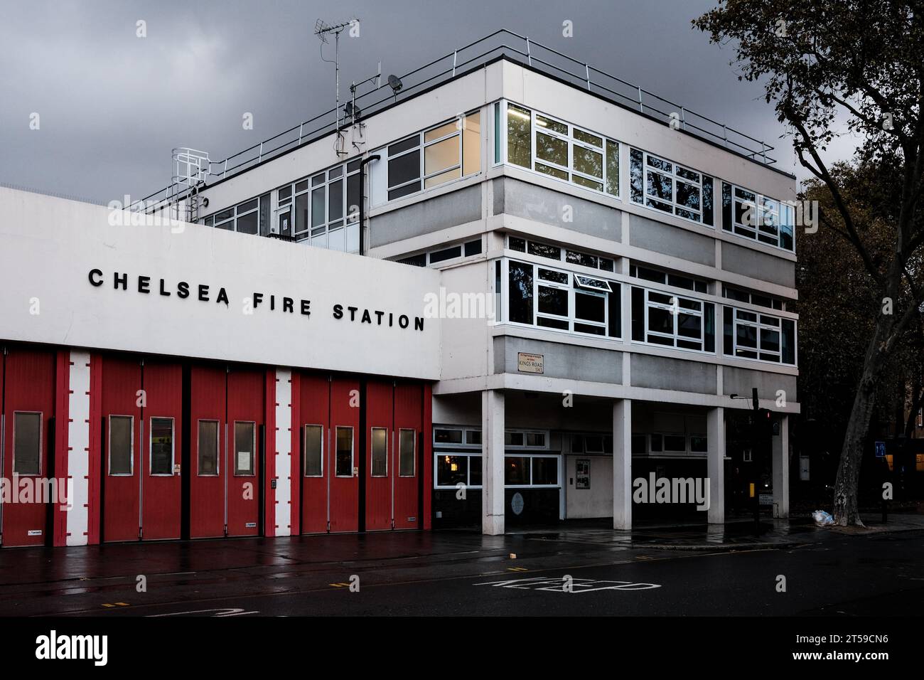 Chelsea Fire Station Stock Photo - Alamy