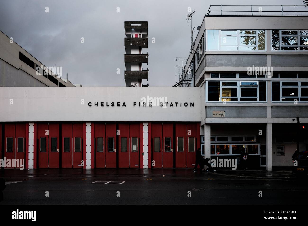 Chelsea Fire Station Stock Photo - Alamy