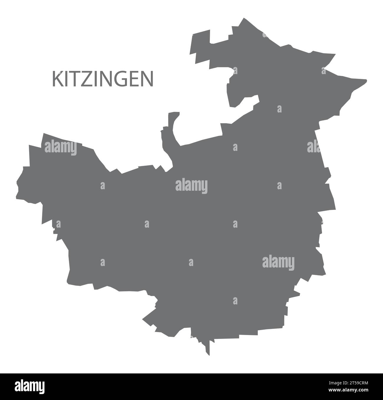 Kitzingen German city map grey illustration silhouette shape Stock Vector Image & Art - Alamy