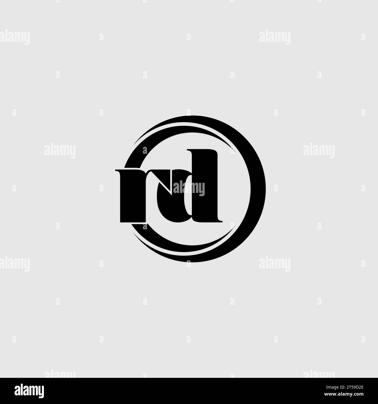 Rd letters Stock Vector Images - Alamy