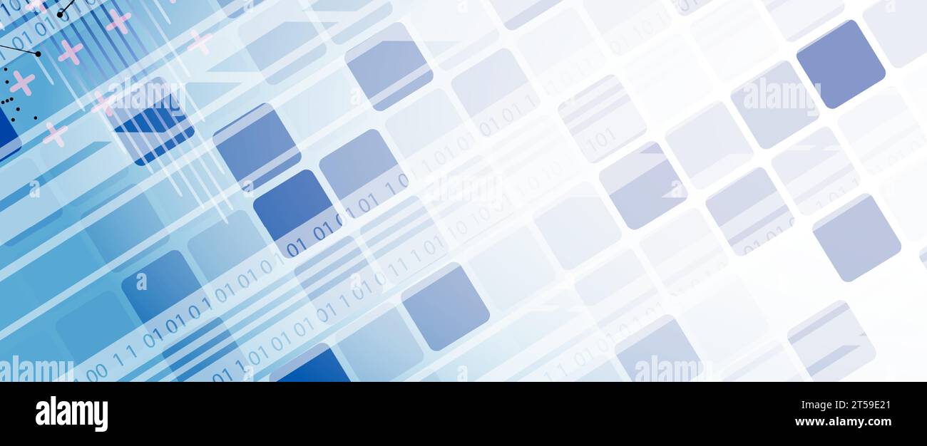 Technology Network Vector Background.. Science and technology ...