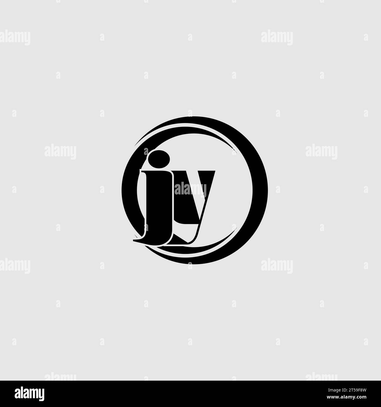 Letters JY simple circle linked line logo vector graphic Stock Vector ...