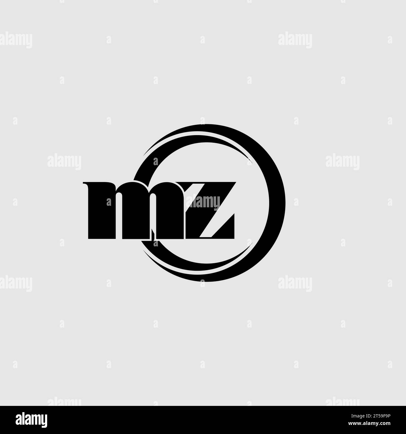 Mz brand logo Black and White Stock Photos & Images - Alamy