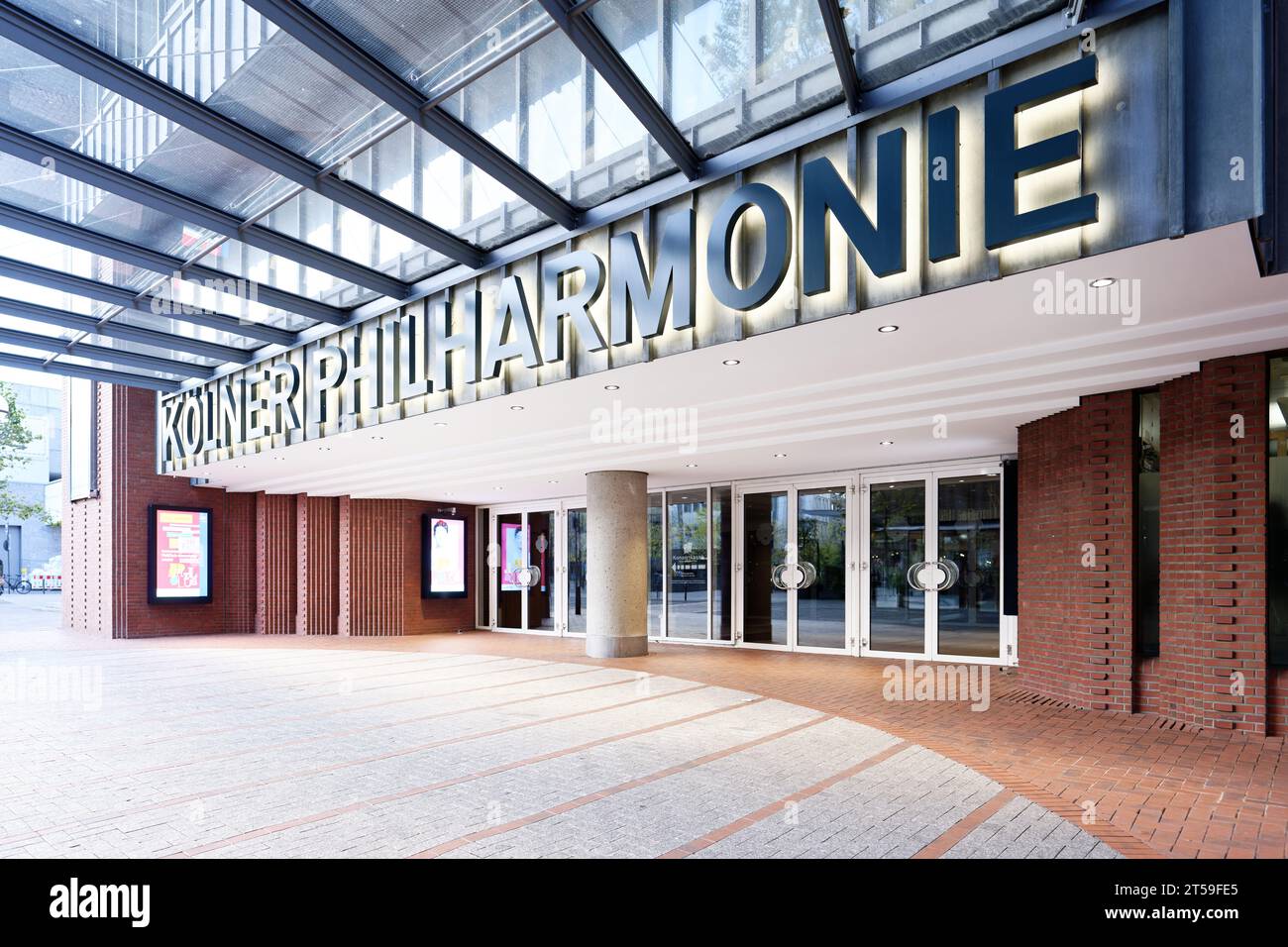 Cologne, Germany November 03 2023: entrance of the Koelner Philharmonie ...