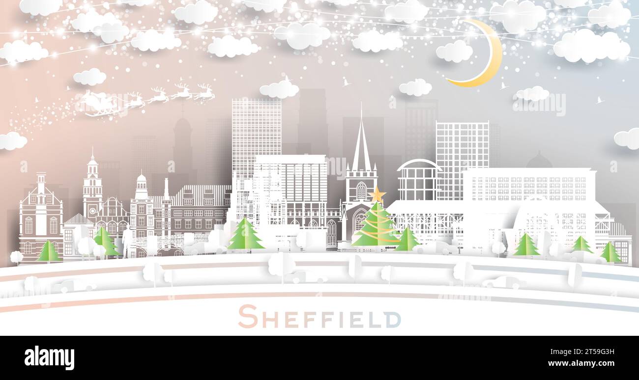 Sheffield winter Stock Vector Images - Alamy