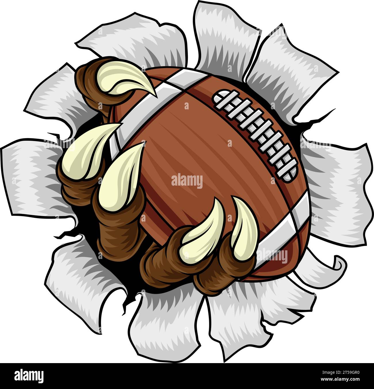 Tiger holding football hi-res stock photography and images - Alamy