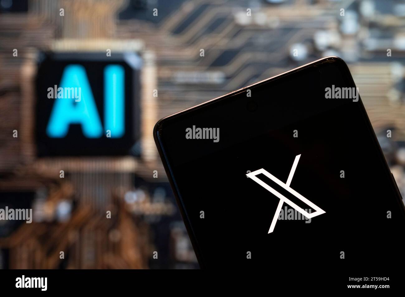 X corp logo hi-res stock photography and images - Alamy