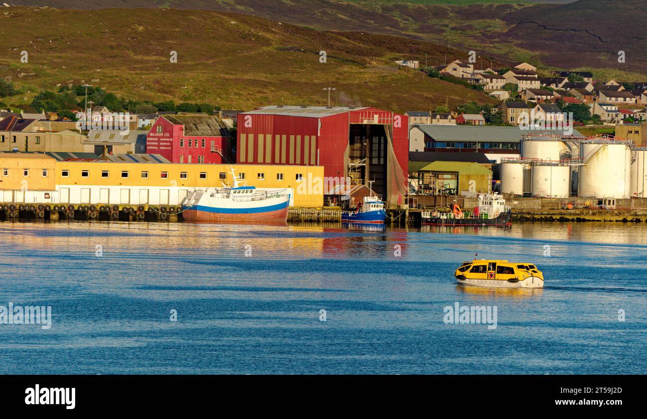 INVERGORDON, SCOTLAND - September 4, 2023: Invergordon is a town in ...