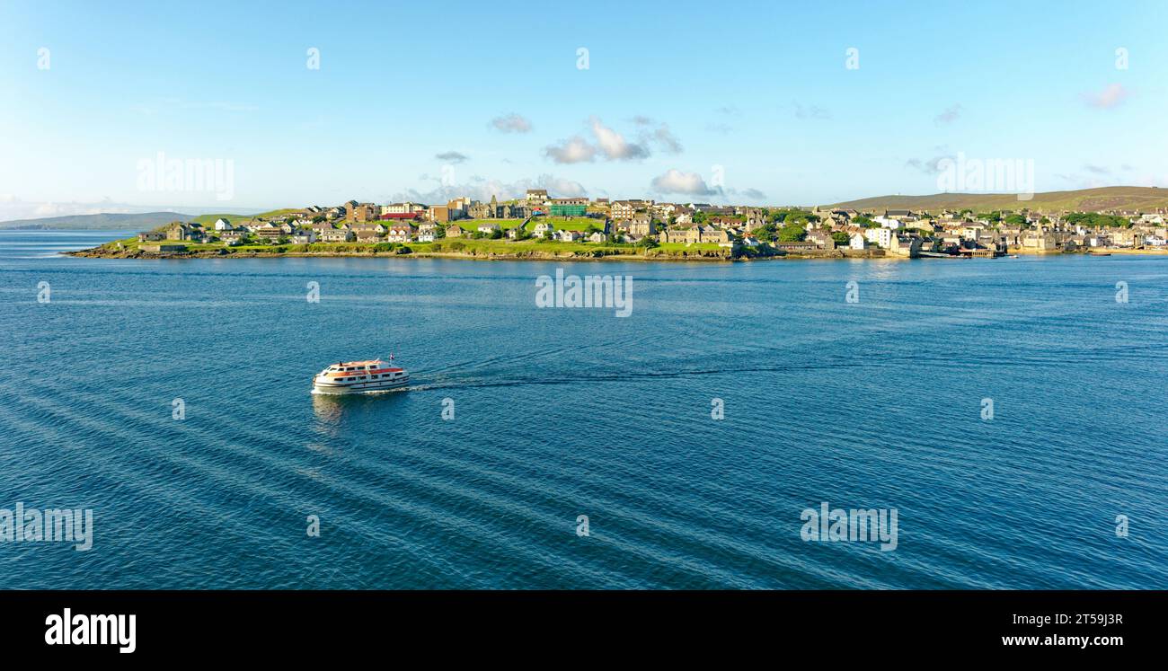 INVERGORDON, SCOTLAND - September 4, 2023: Invergordon is a town in ...