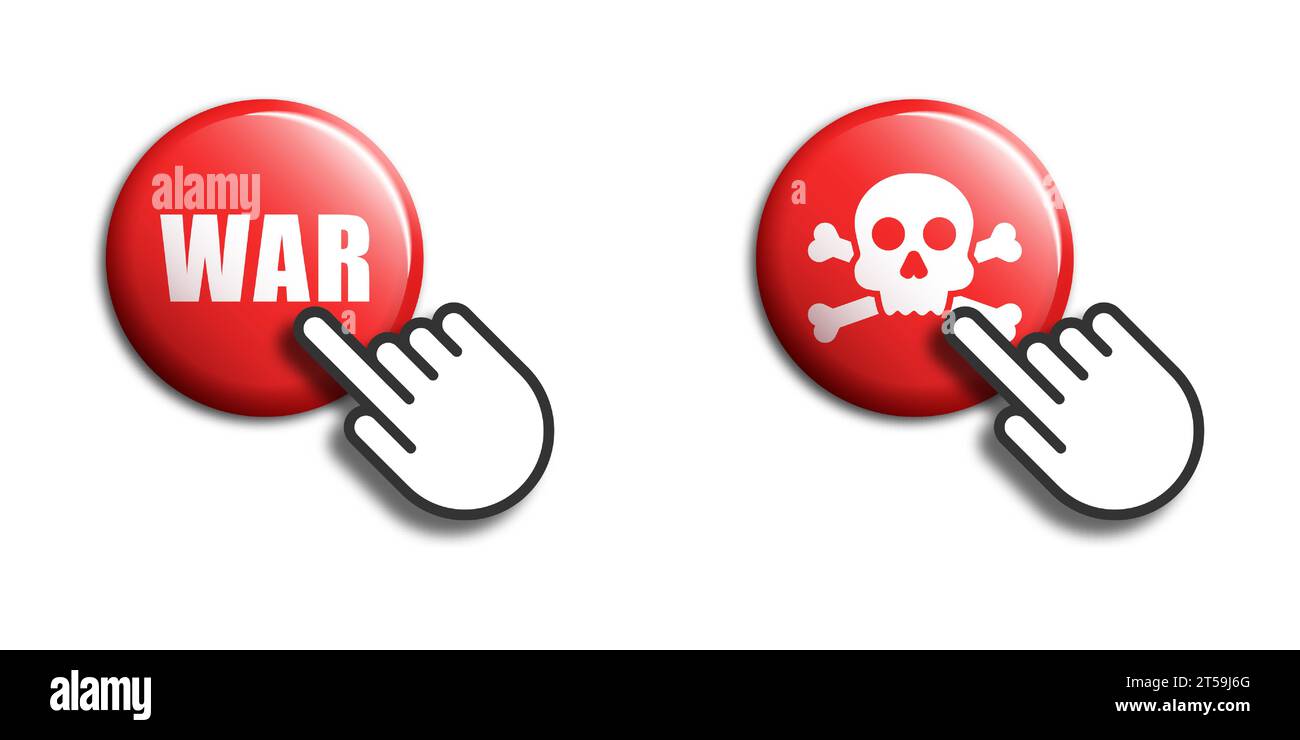 War button icon. Vector illustration Stock Vector Image & Art - Alamy