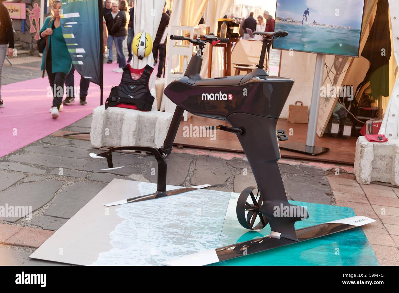 Cap of Agde, France. 1st Nov, 2023. The 2023 Nautical Show opens its ...