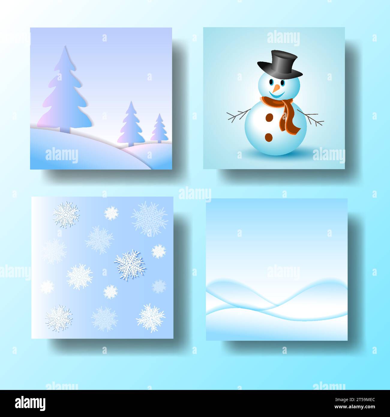 Winter sale social media post template, Winter sale instagram post pack ...