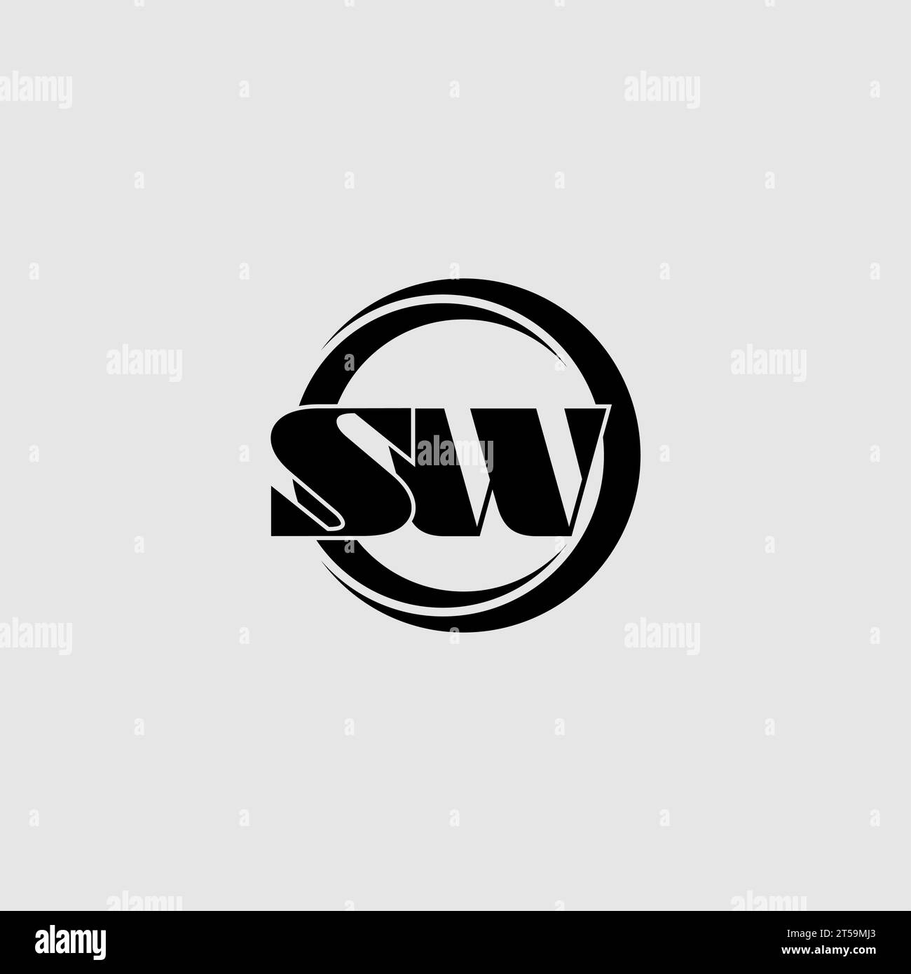 Letter sw Black and White Stock Photos & Images - Alamy
