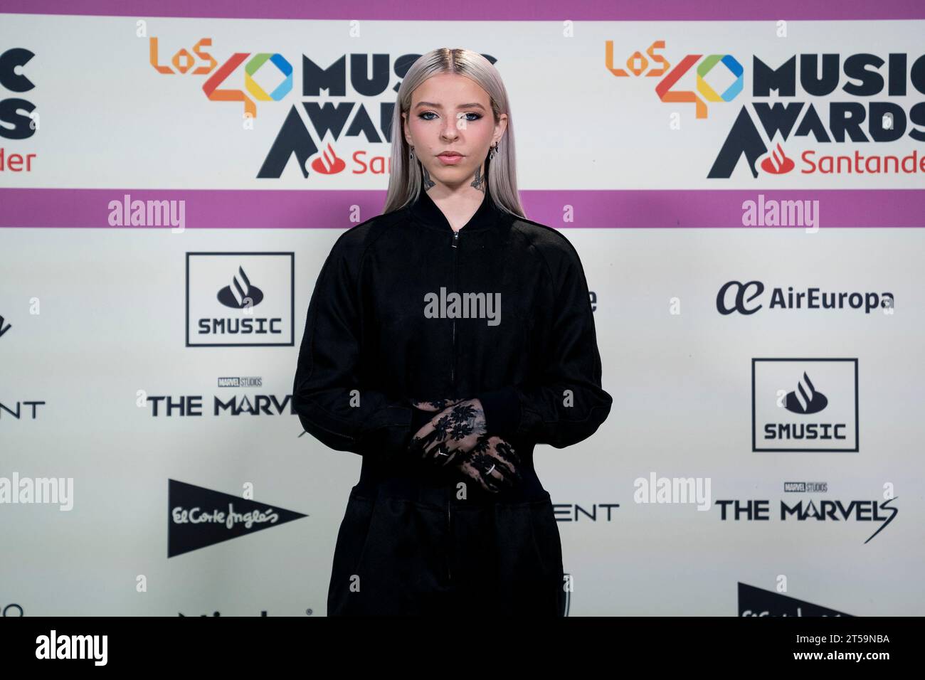 Influencer Young Miko poses during the photocall of the 40 Music Awards ...