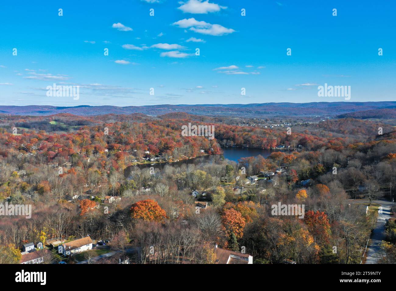 Fall foliage aerial hi-res stock photography and images - Alamy
